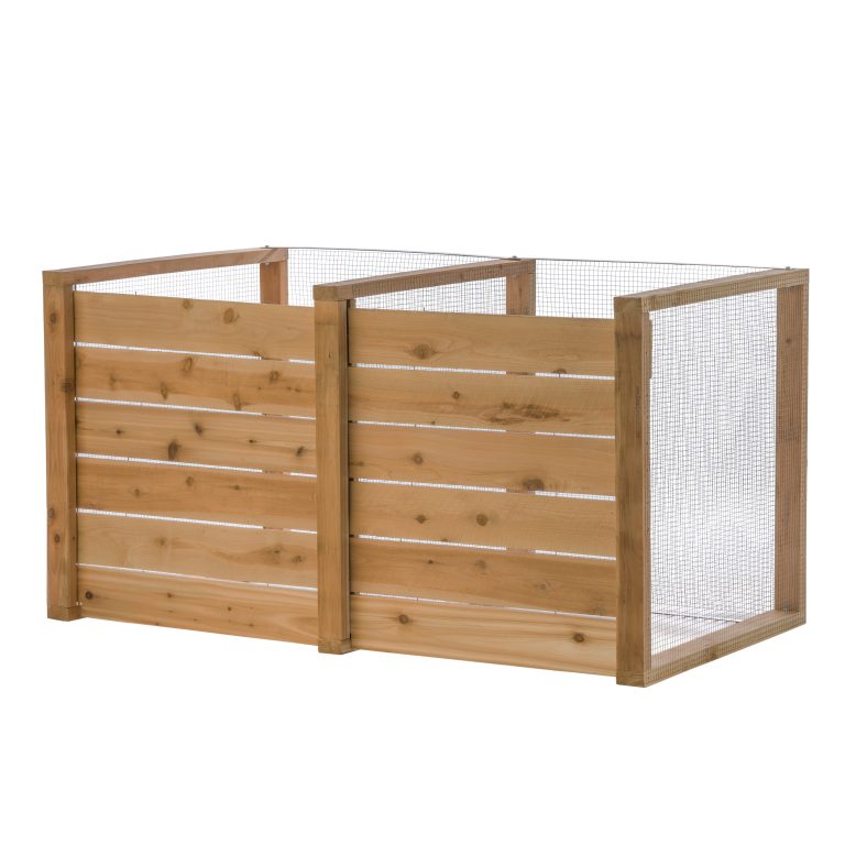 Cedar Compost Bins for Backyard Gardens | Steve's Earth Engine